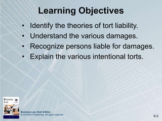 Torts: Introduction and Intentional Torts | PPTX
