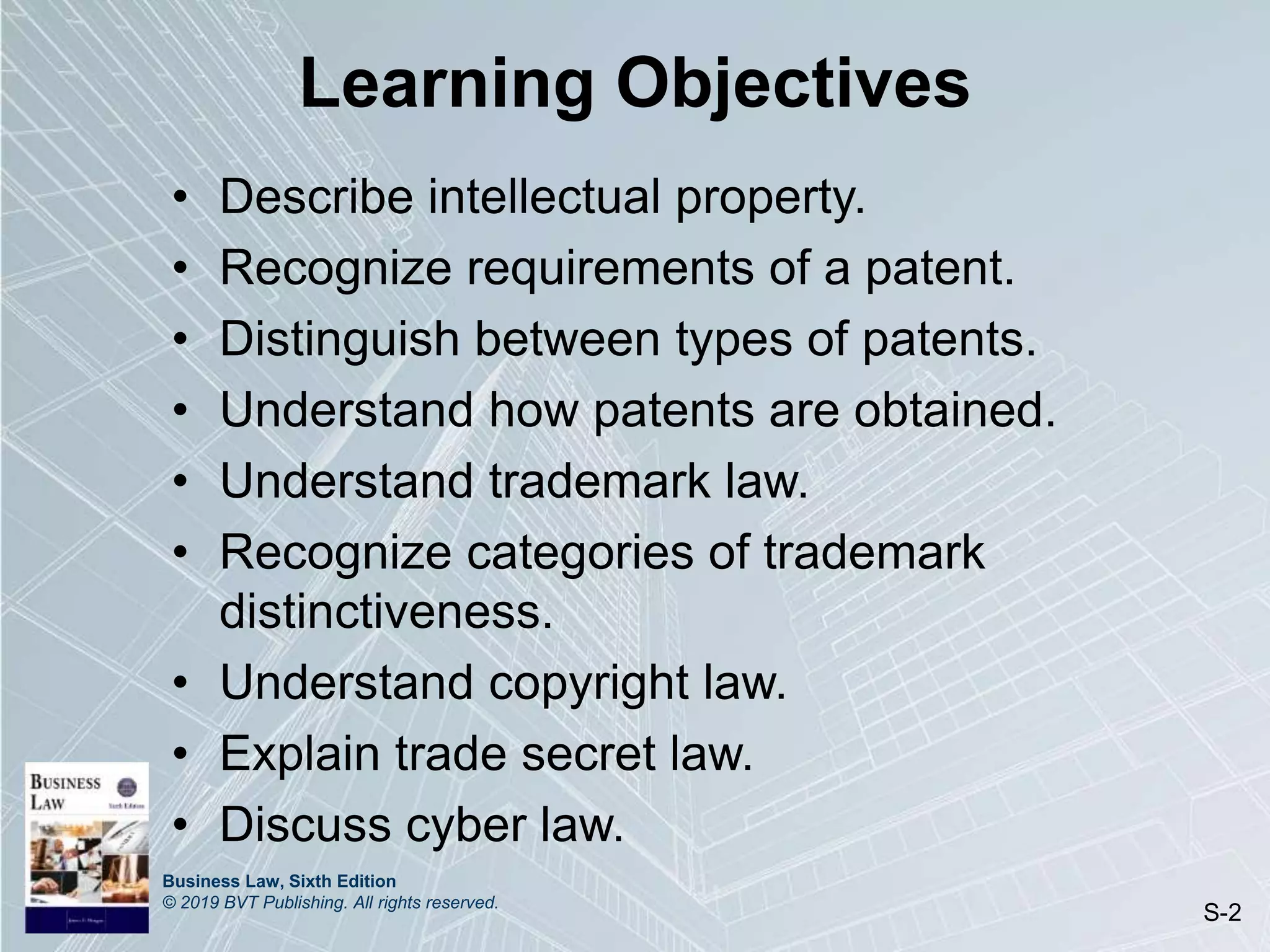 Intellectual Property and Cyberlaw | PPTX