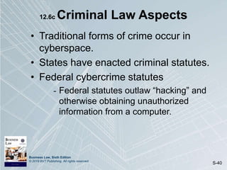 Intellectual Property and Cyberlaw | PPTX
