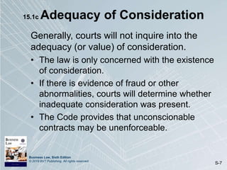 Chapter 15: Consideration | PPT
