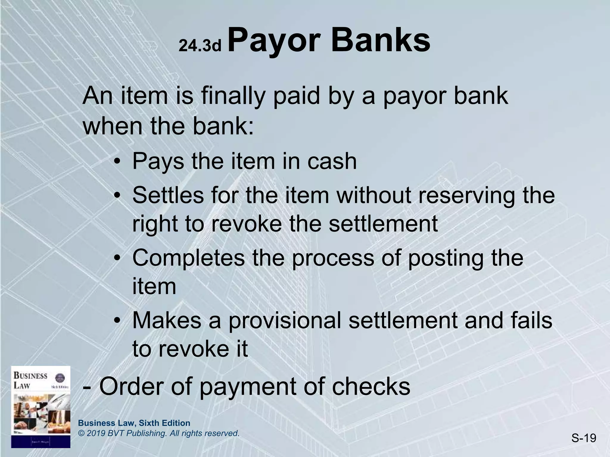 Chapter 24: Introduction to Negotiable Instruments | PPTX