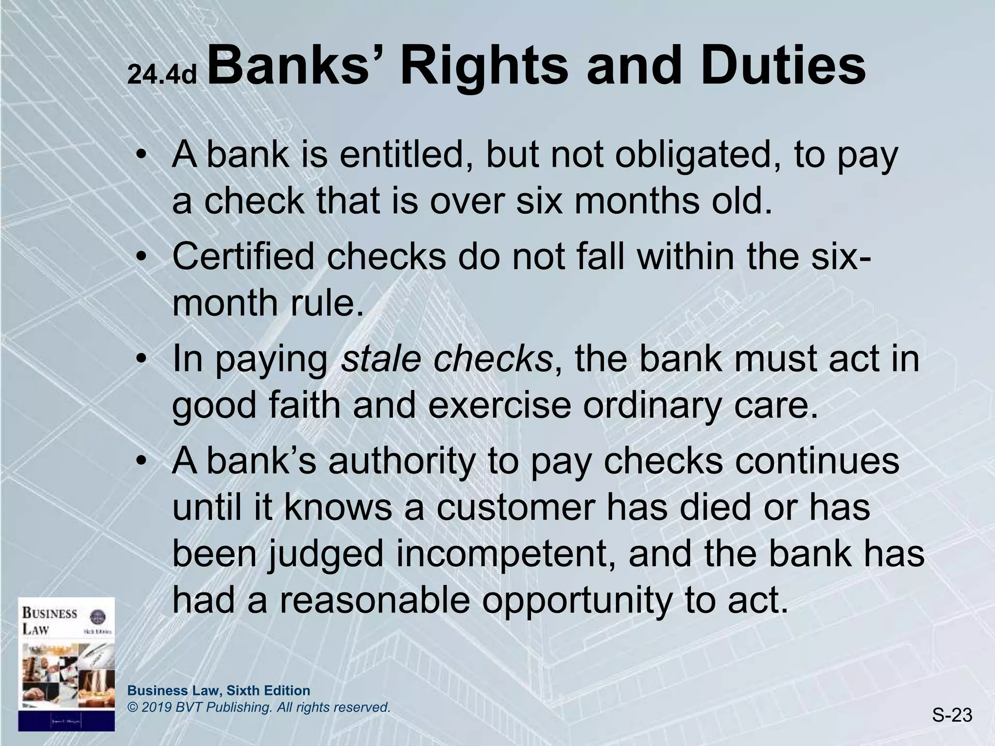 Chapter 24: Introduction to Negotiable Instruments | PPTX