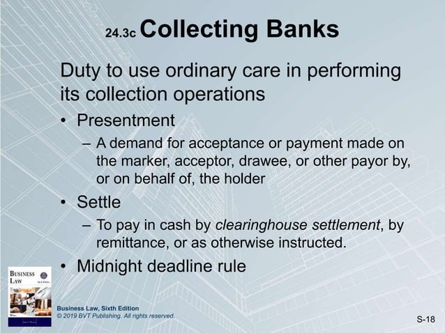 Chapter 24: Introduction to Negotiable Instruments | PPTX | Business ...