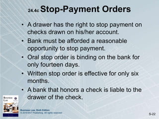 Chapter 24: Introduction to Negotiable Instruments | PPTX