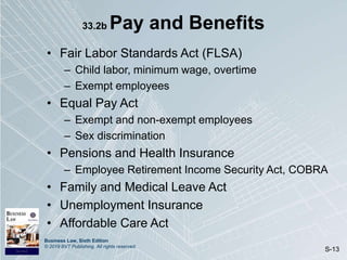 Chapter 33: Employment and Labor Law | PPT