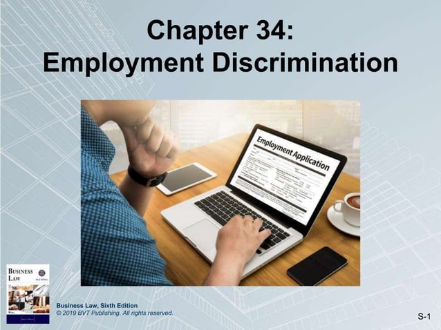 Chapter 34: Employment Discrimination | PPTX