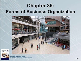 Chapter 35: Forms of Business Organization | PPTX