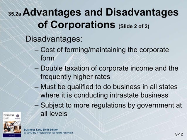 Chapter 35: Forms of Business Organization | PPT