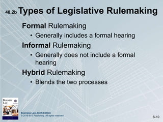 Chapter 40: Administrative Law | PPT