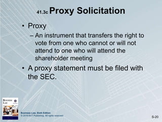 Chapter 41: Securities Regulation | PPTX