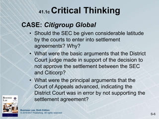 Chapter 41: Securities Regulation | PPTX