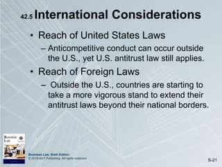 Chapter 42: Antitrust Law | PPTX
