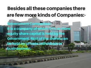 types of companies | PPT