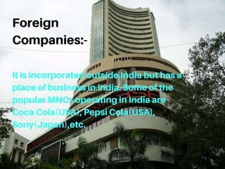 types of companies | PPT