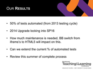 Automated Testing: Saving time and money | PPTX