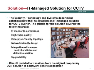 Blaze Automation Cisco Security And Cctv Camera Solutions | PPT
