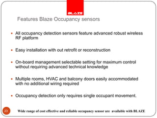 Blazeautomation Occupancy Based Lighting | PPTX