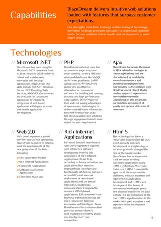 Blaze dream corporate-profile | PDF | Web Development | Internet