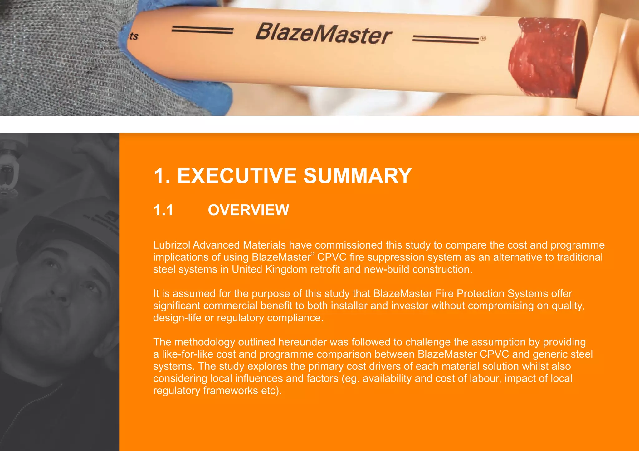 Cost Comparison of BlazeMaster CPVC vs Generic Steel for new build ...