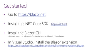 DevDay 2018 - Blazor | PPT
