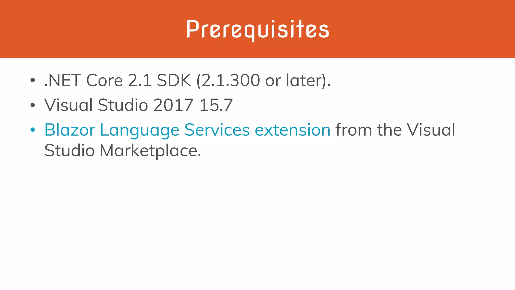 Blazor | PPTX | Web Design and HTML | Internet