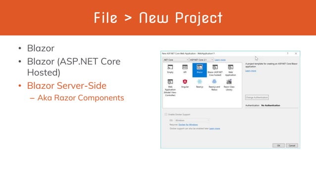 Blazor | PPTX | Web Design and HTML | Internet