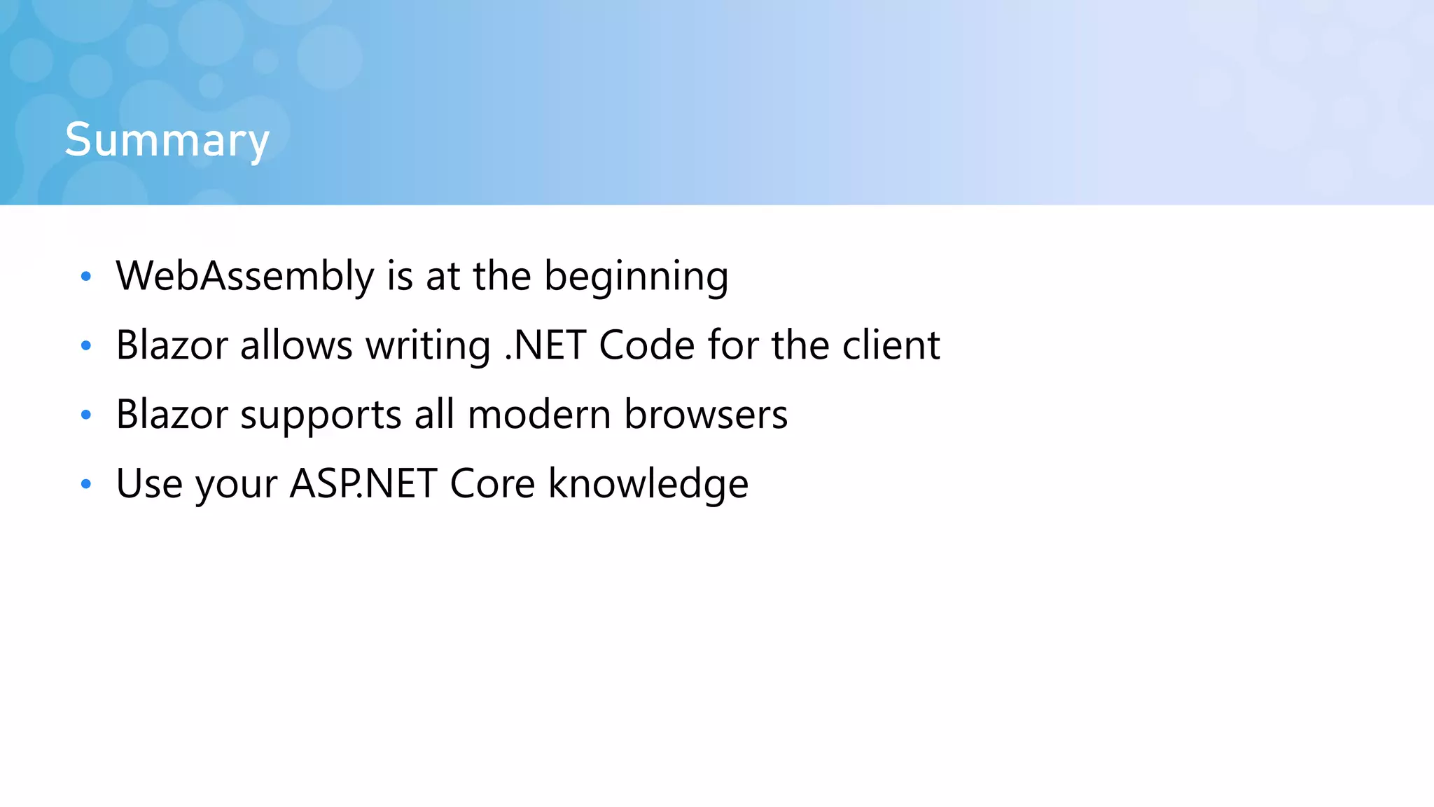 Blazor The New Silverlight Ppt