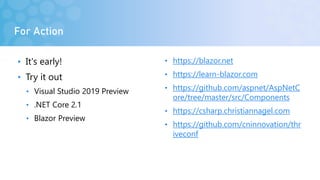 Blazor - The New Silverlight? | PDF
