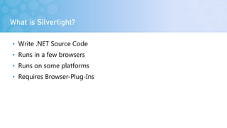 Blazor - The New Silverlight? | PDF