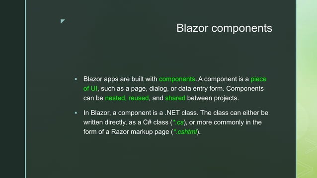 Blazor | PPTX