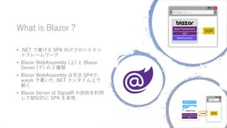 Blazor Web Assembly (C#) を触ってみた | PPT