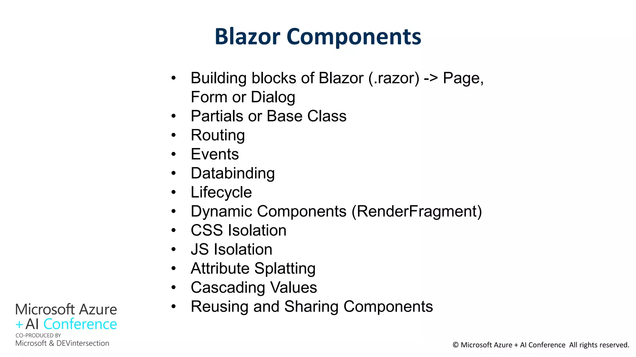 Blazor Components | PPTX