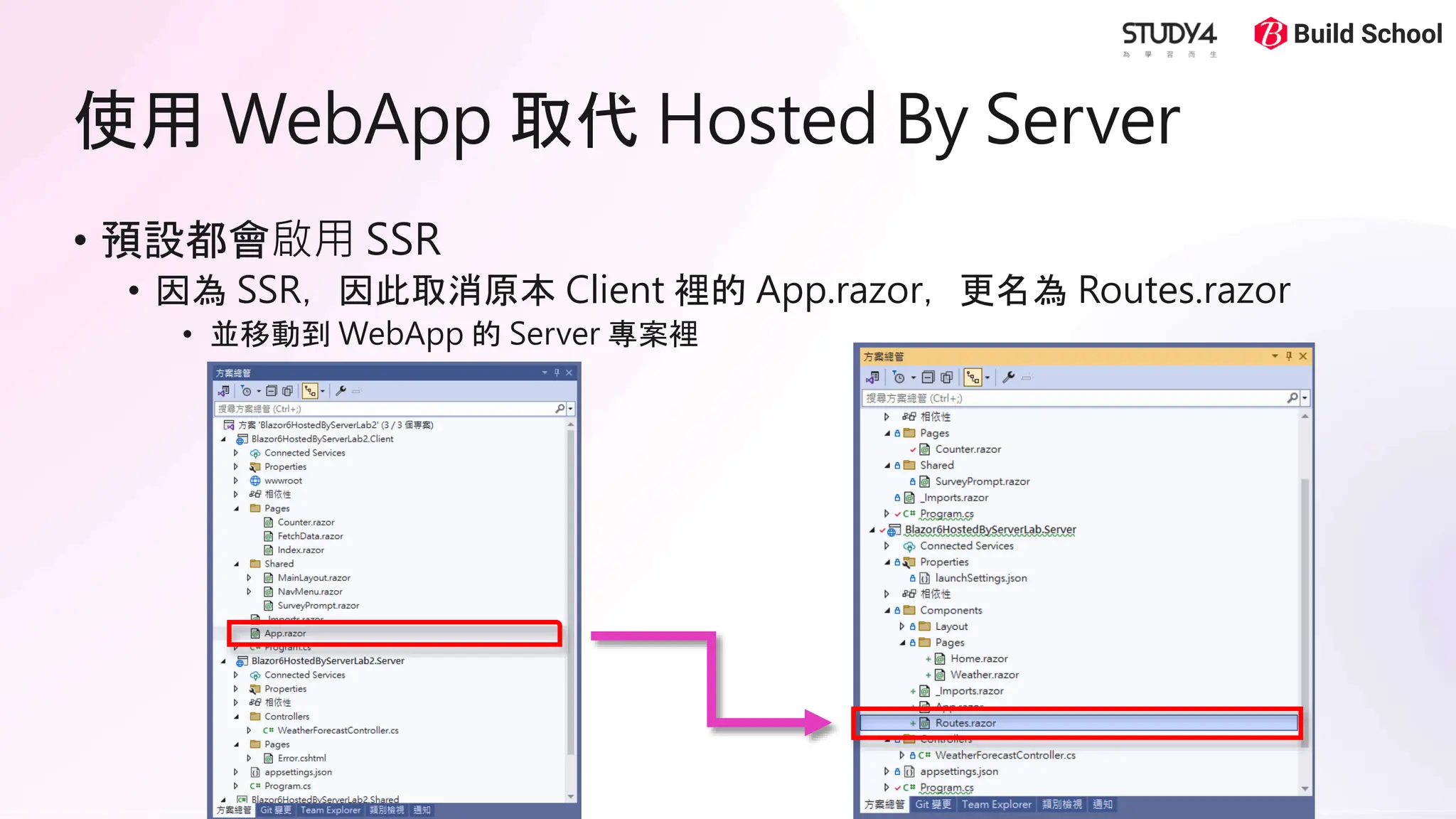 Blazor in NET 8 的重大改變___________________ | PPTX