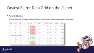 Ignite UI For Blazor Launch Webinar Oct 2020 | PPT