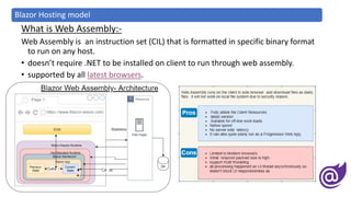 Blazor web apps | PPT