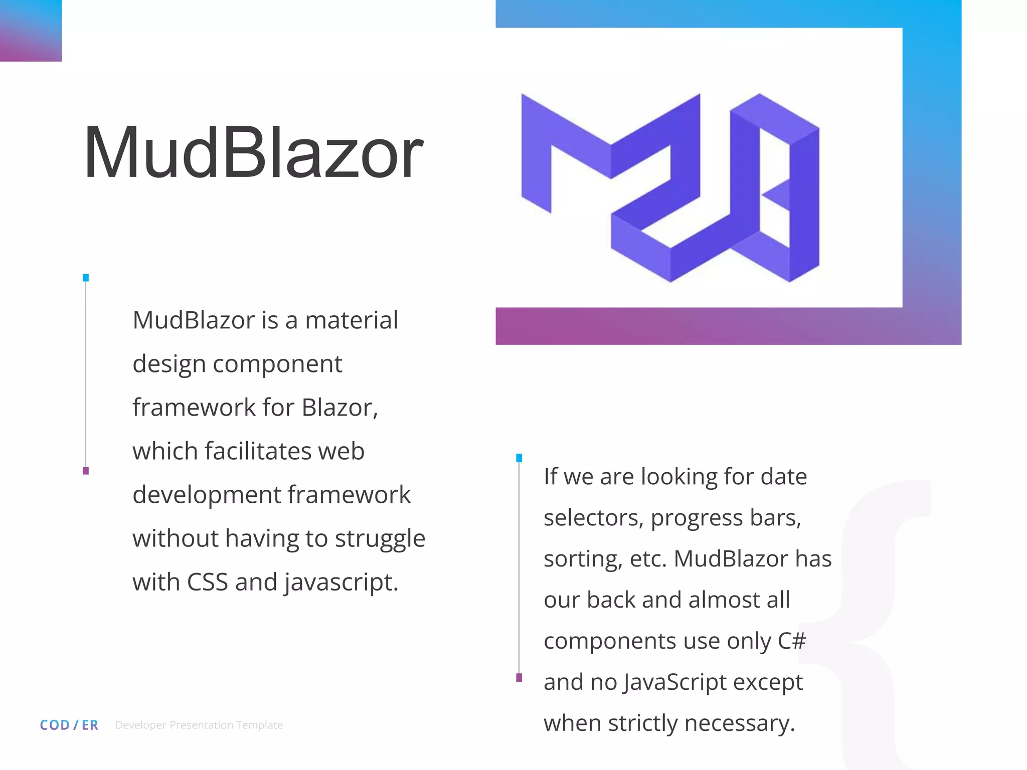 Building Web Applications with Blazor and MudBlazor | PPTX