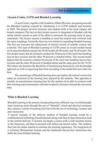 Blended Learning Implementation | PDF