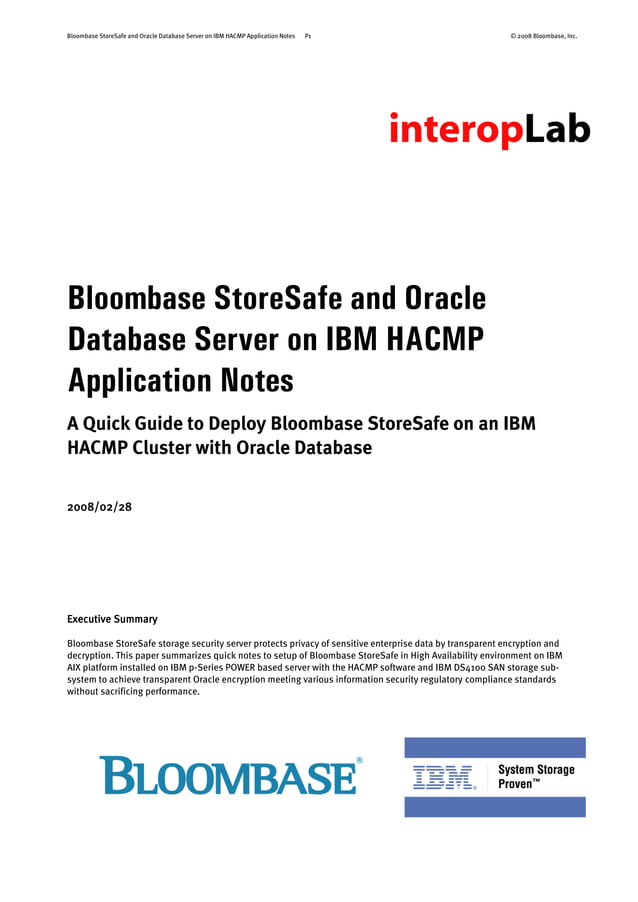 Blbs an-bloombase-store safe-oracle-ibm-hacmp-application-notes-uslet ...