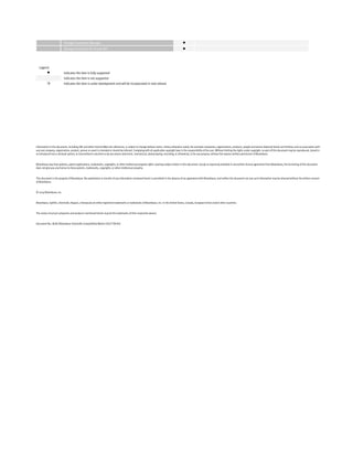 Bloombase StoreSafe Compatibility Matrix | PDF