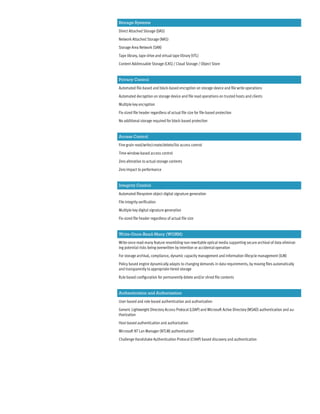 Bloombase StoreSafe Specifications | PDF | Data Storage and Warehousing ...
