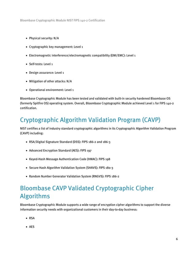 Blbs tn-bloombase-cryptographic-module-nist-fips-140-2-certification-uslet-en-r2 | PDF