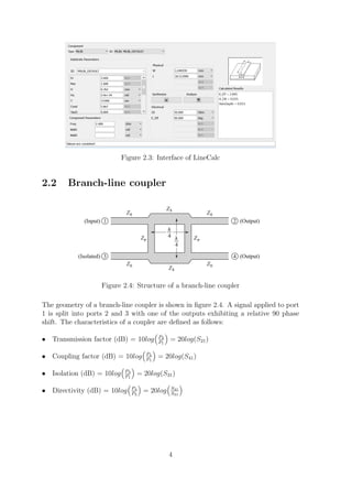 Design and Realization of 2.4GHz Branch-line Coupler | PDF