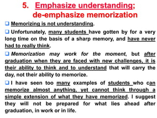 Ten Commandments for Good Teaching expla | PPT