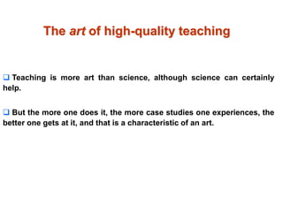 Ten Commandments for Good Teaching expla | PPT