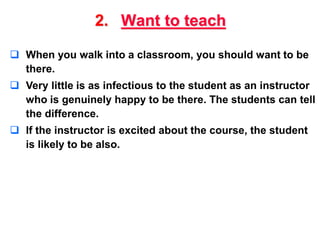 Ten Commandments for Good Teaching expla | PPT