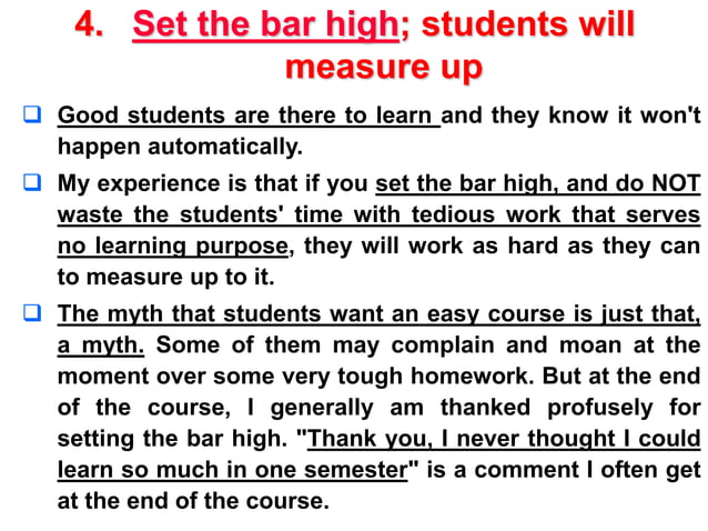 Ten Commandments for Good Teaching expla | PPT