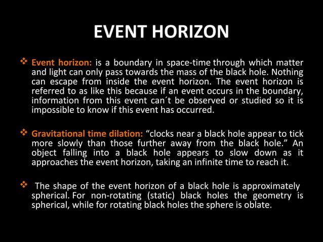 Blck holes powerpoint | PPT