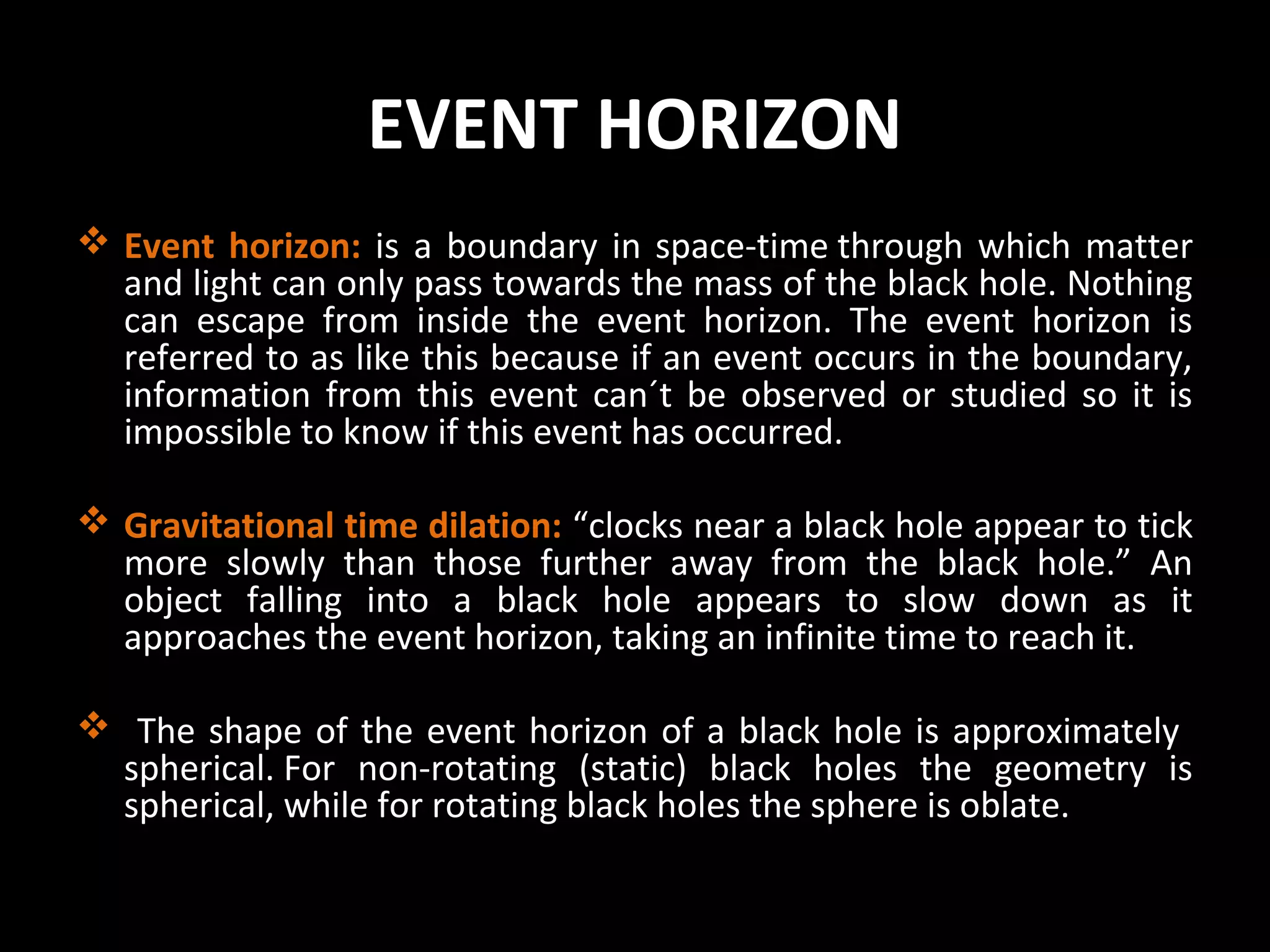 Black holes powerpoint | PPT
