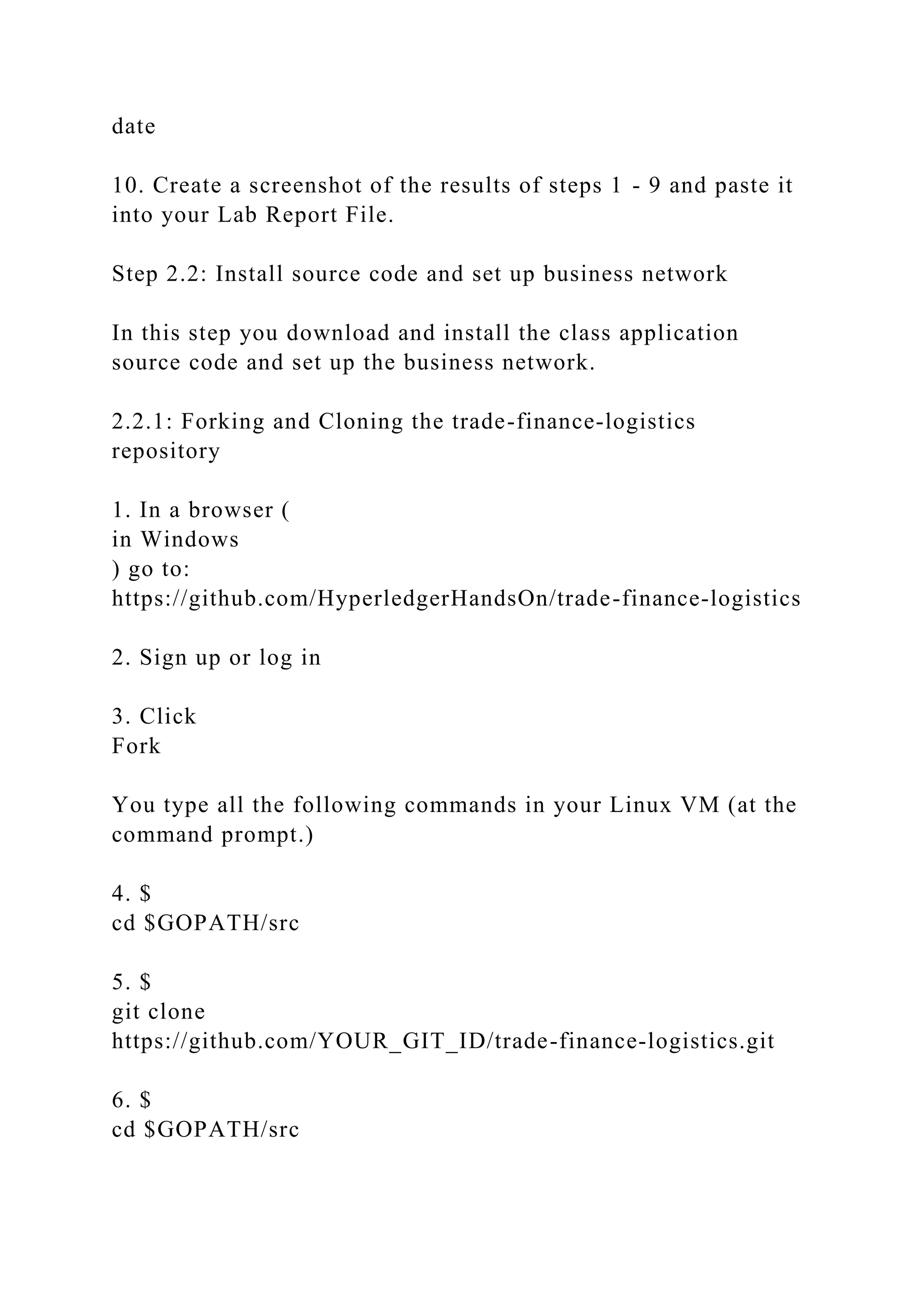 BLCN532 Lab 1Set up your development environmentV2.0.docx