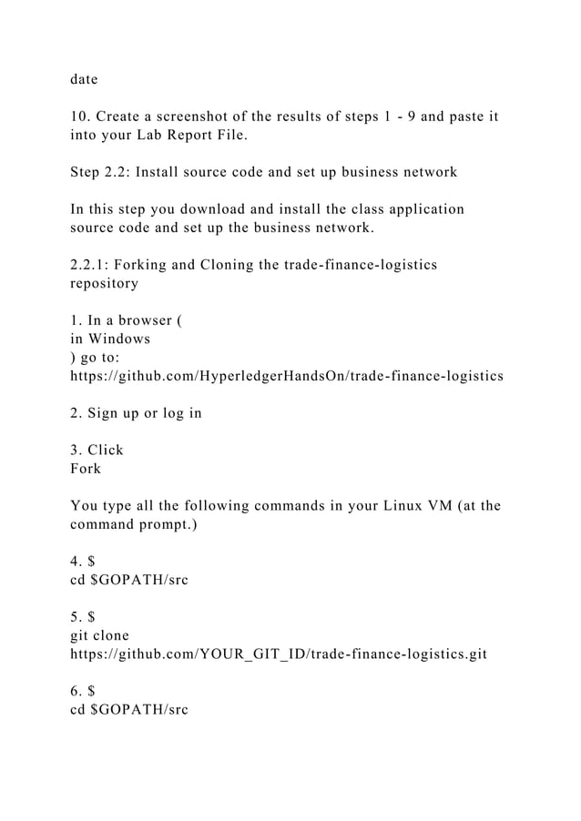 BLCN532 Lab 1Set up your development environmentV2.0.docx